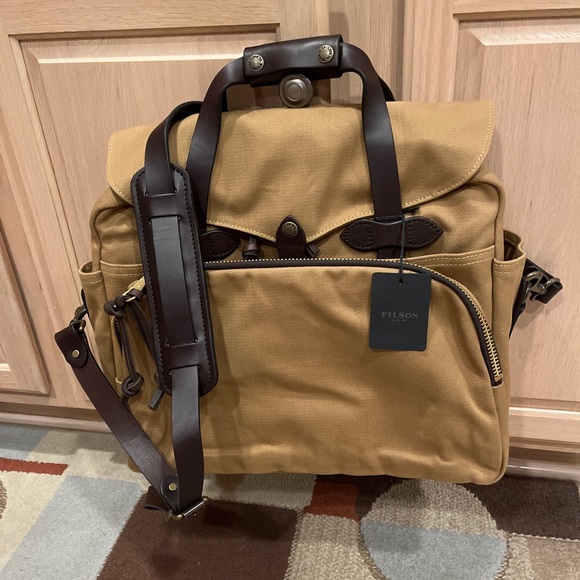 Filson | Bags | Filson Tan Nwt New Padded Computer Bag Briefcase Rugged ...
